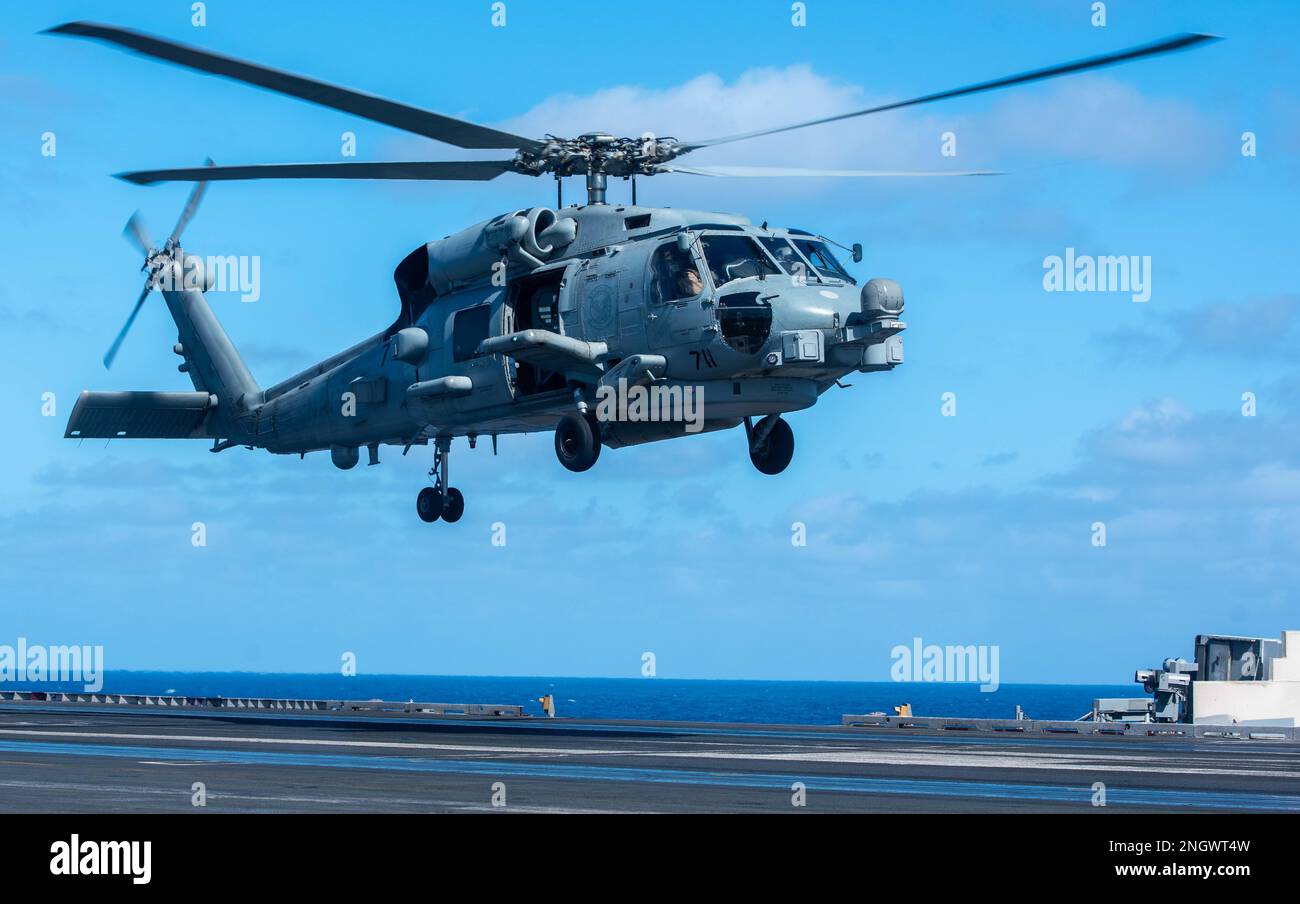 221129-N-UF592-1256 PHILIPPINE SEA (Nov. 29, 2022) An MH-60R Sea Hawk ...