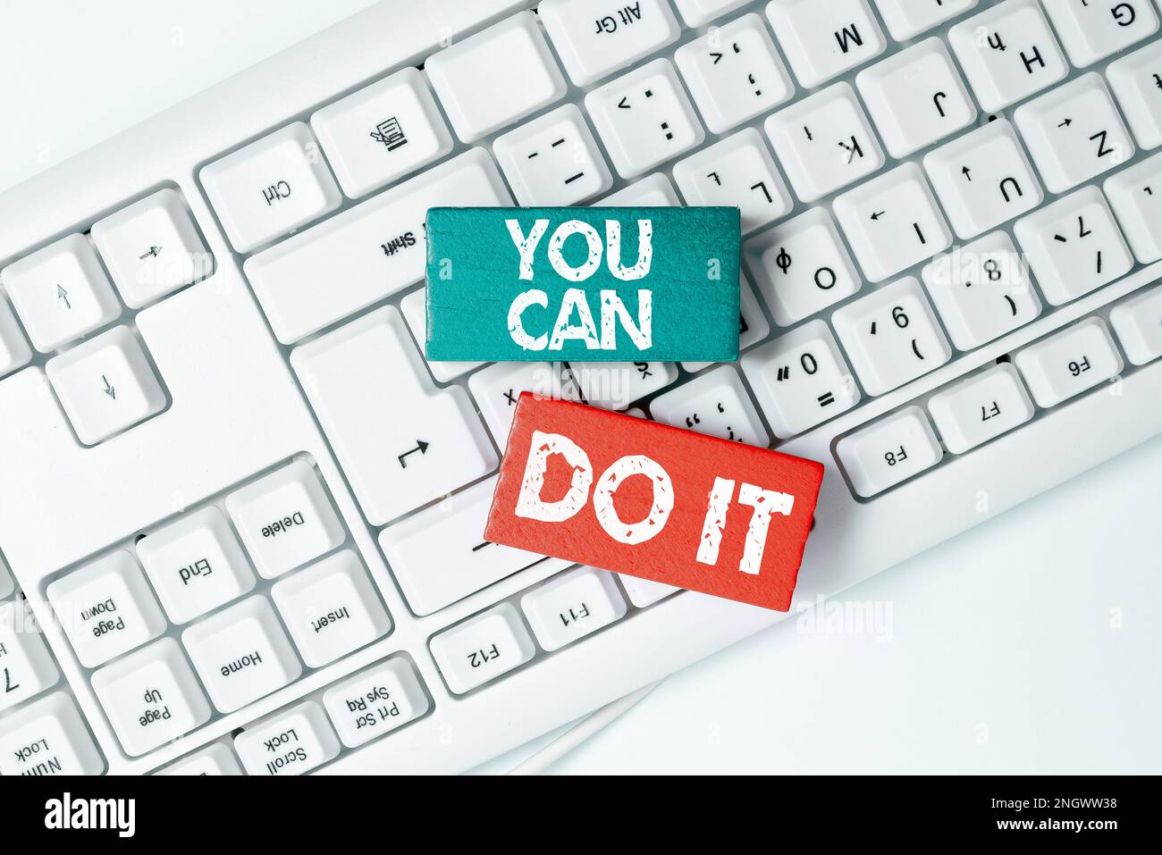 Sign displaying You Can Do It. Business idea Bring it On Believing to ...