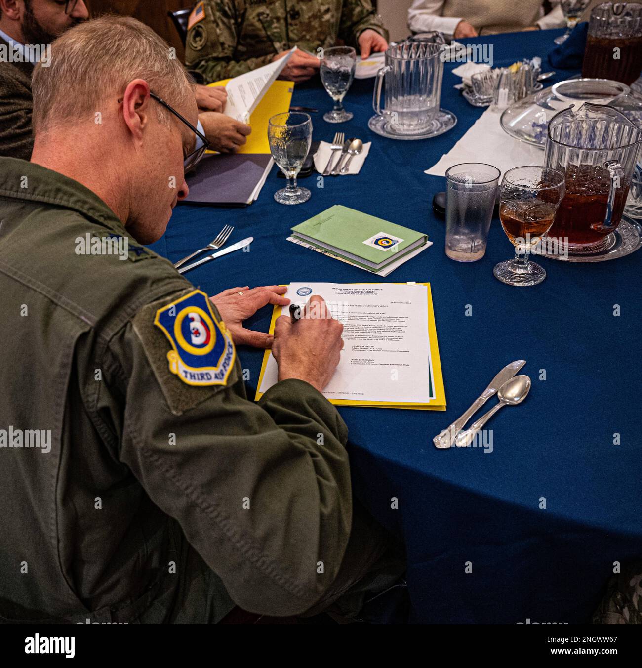 U.S. Air Force Maj. Gen. Derek France, Third Air Force and ...