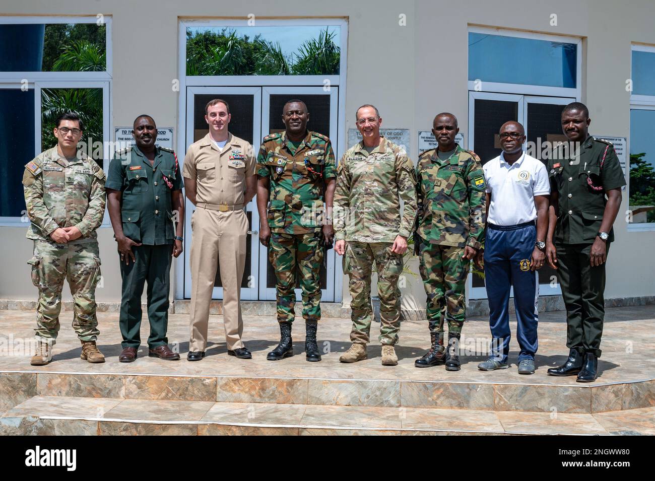 Members of Special Operations Command Africa Chaplain Corps, Army Civil ...