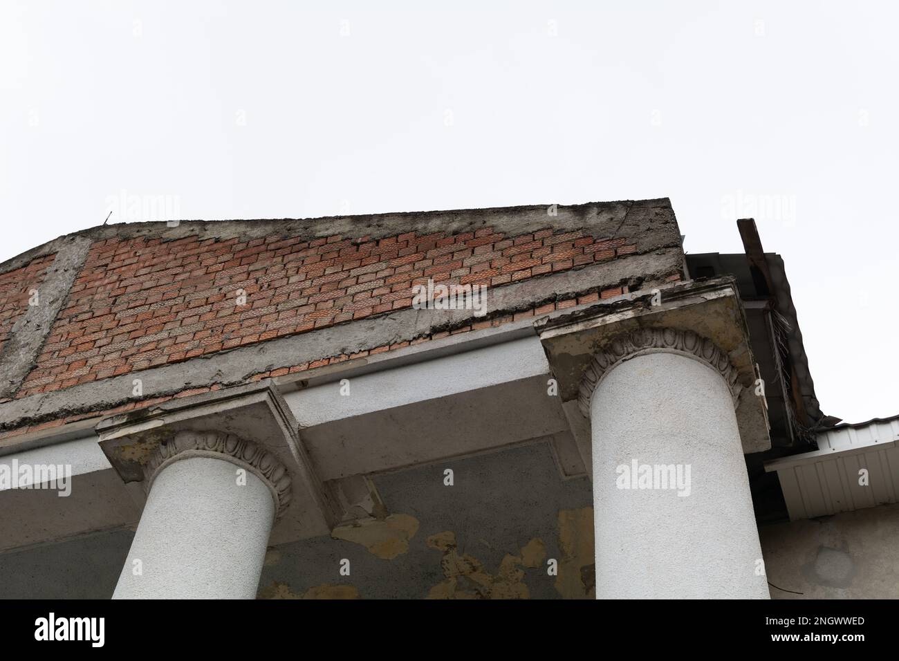 Capital at the top of the column. A beautiful architectural element ...