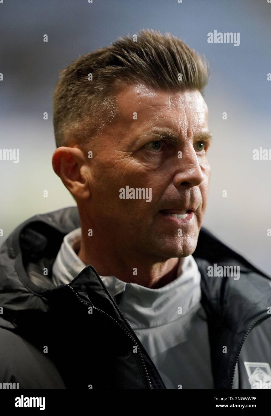 Korea Republic manager Colin Bell before the Arnold Clark Cup match at ...
