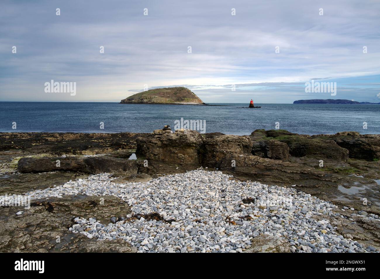 Puffin Island (Ynys Seiriol in Welsh) is located off Penmon Point ...