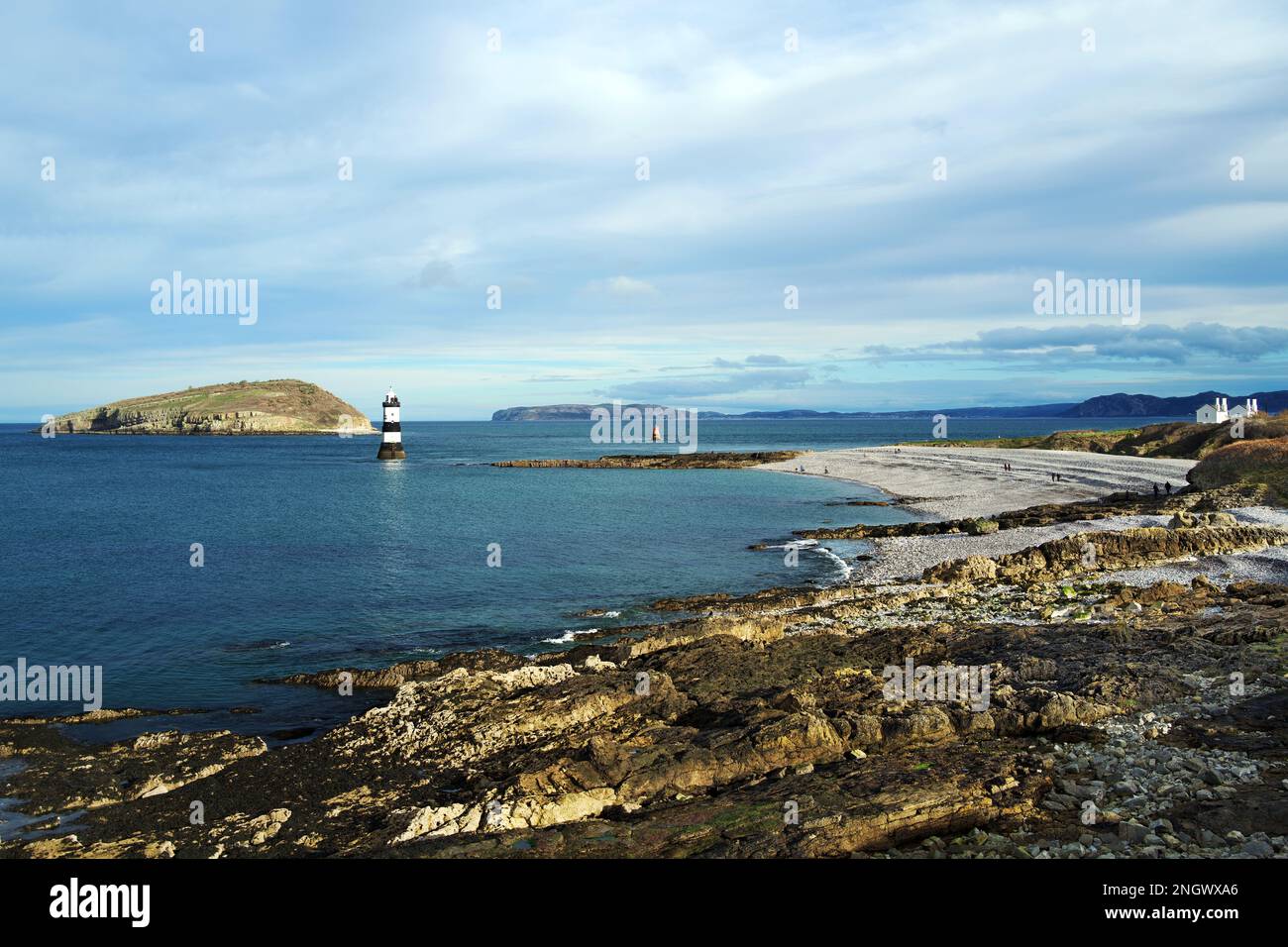 Puffin Island (Ynys Seiriol in Welsh) is located off Penmon Point ...