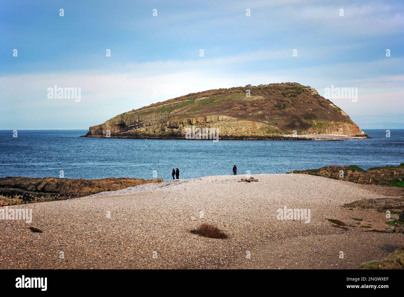 Puffin Island (Ynys Seiriol in Welsh) is located off Penmon Point ...