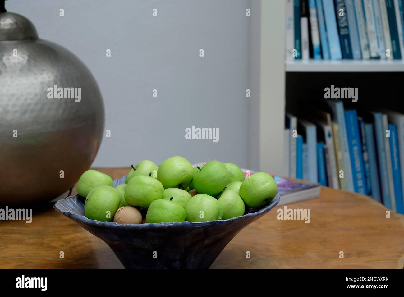 Still Life with Fruit Bowl Stock Photo - Alamy