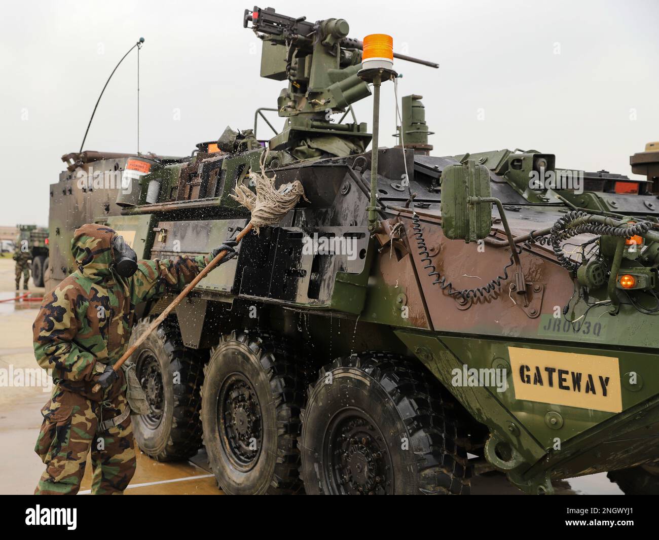 Soldiers assigned to 61st Chemical, Biological, Radiological and ...