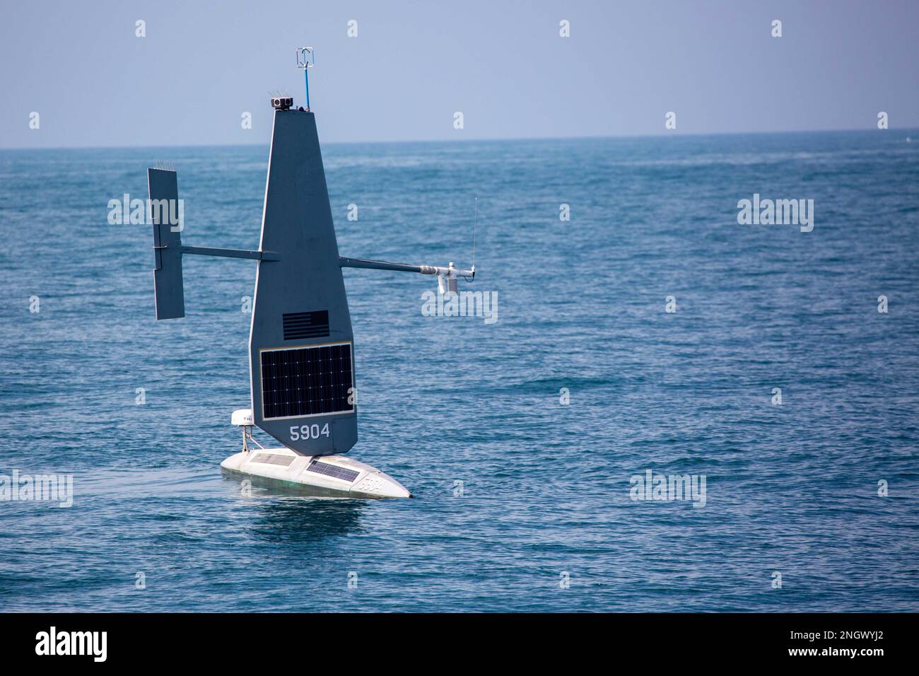 221129-A-RY768-2002 ARABIAN GULF (Nov. 29, 2022) A Saildrone Explorer ...