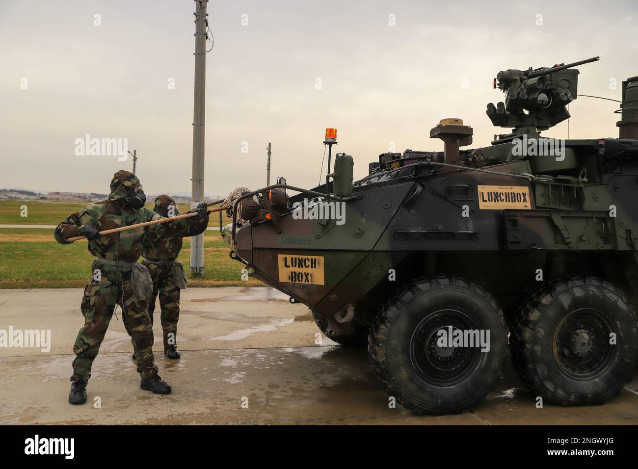 Soldiers assigned to 61st Chemical, Biological, Radiological and ...