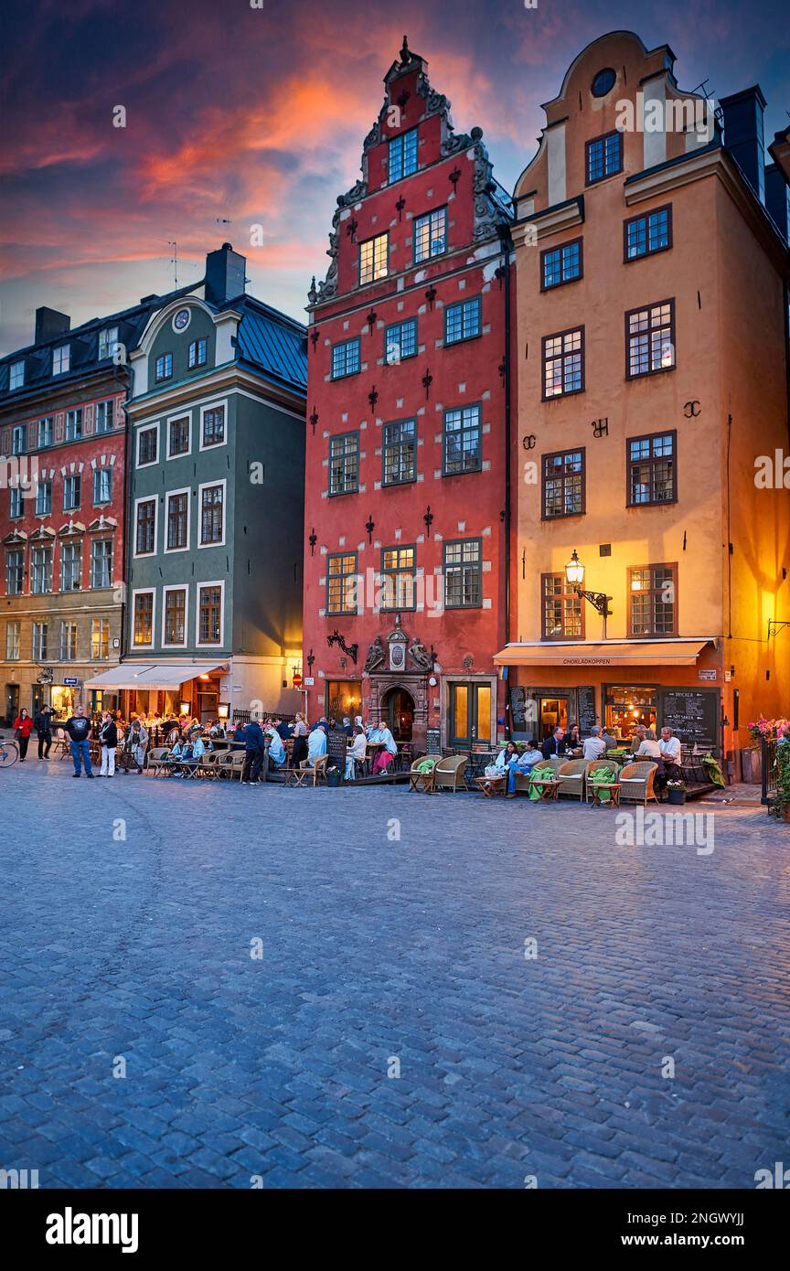Stortorget square in Gamla Stan, the Stock Photo - Alamy