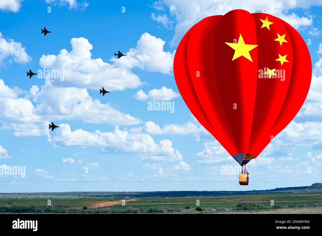 China balloon military hi-res stock photography and images - Alamy