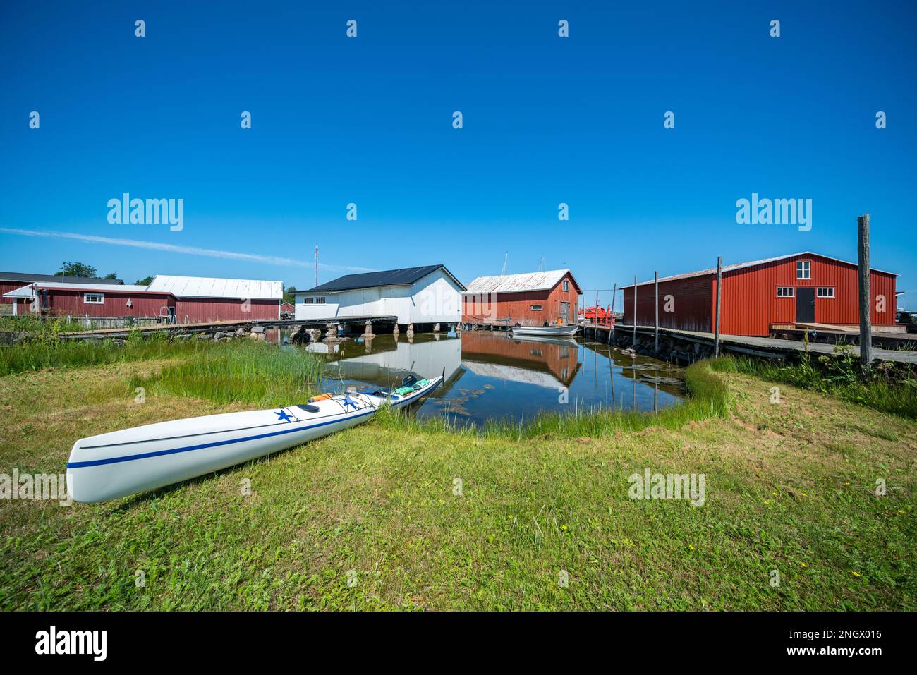 Kayaking at Utö island, Parainen, Finland Stock Photo - Alamy