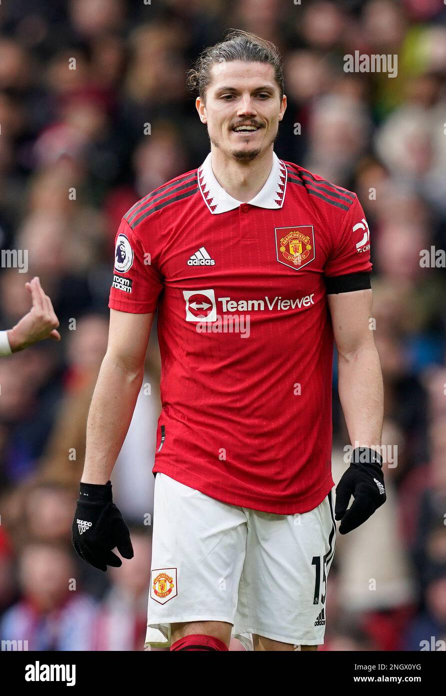 Manchester, UK. 19th Feb, 2023. Marcel Sabitzer of Manchester United ...