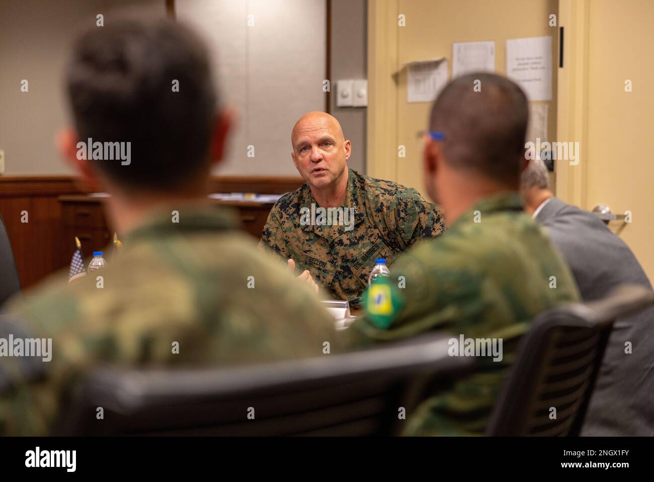 U.S. Marine Corps Lt. Gen. David G. Bellon, commander of U.S. Marine ...