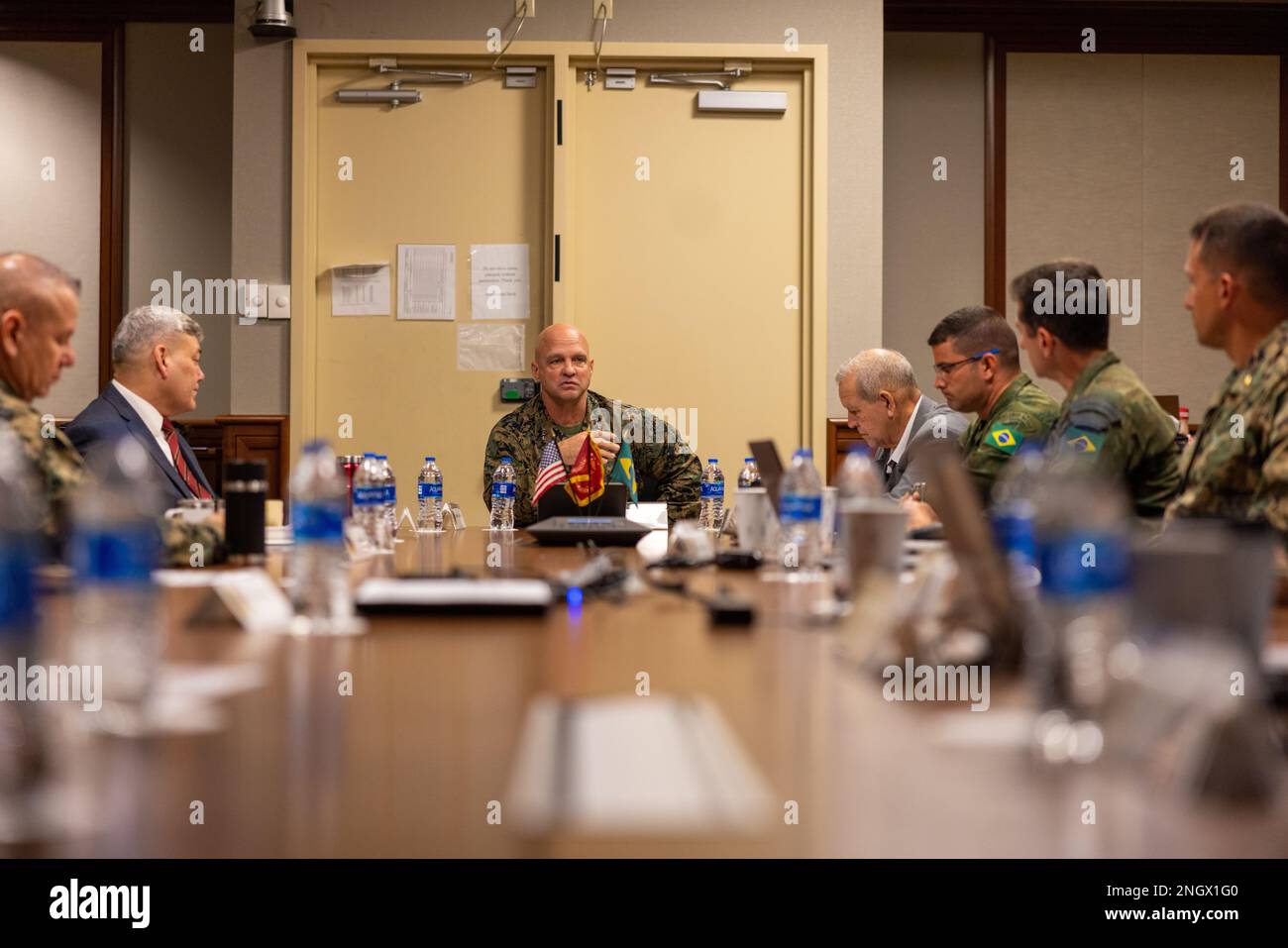 U.S. Marine Corps Lt. Gen. David G. Bellon, commander of U.S. Marine ...