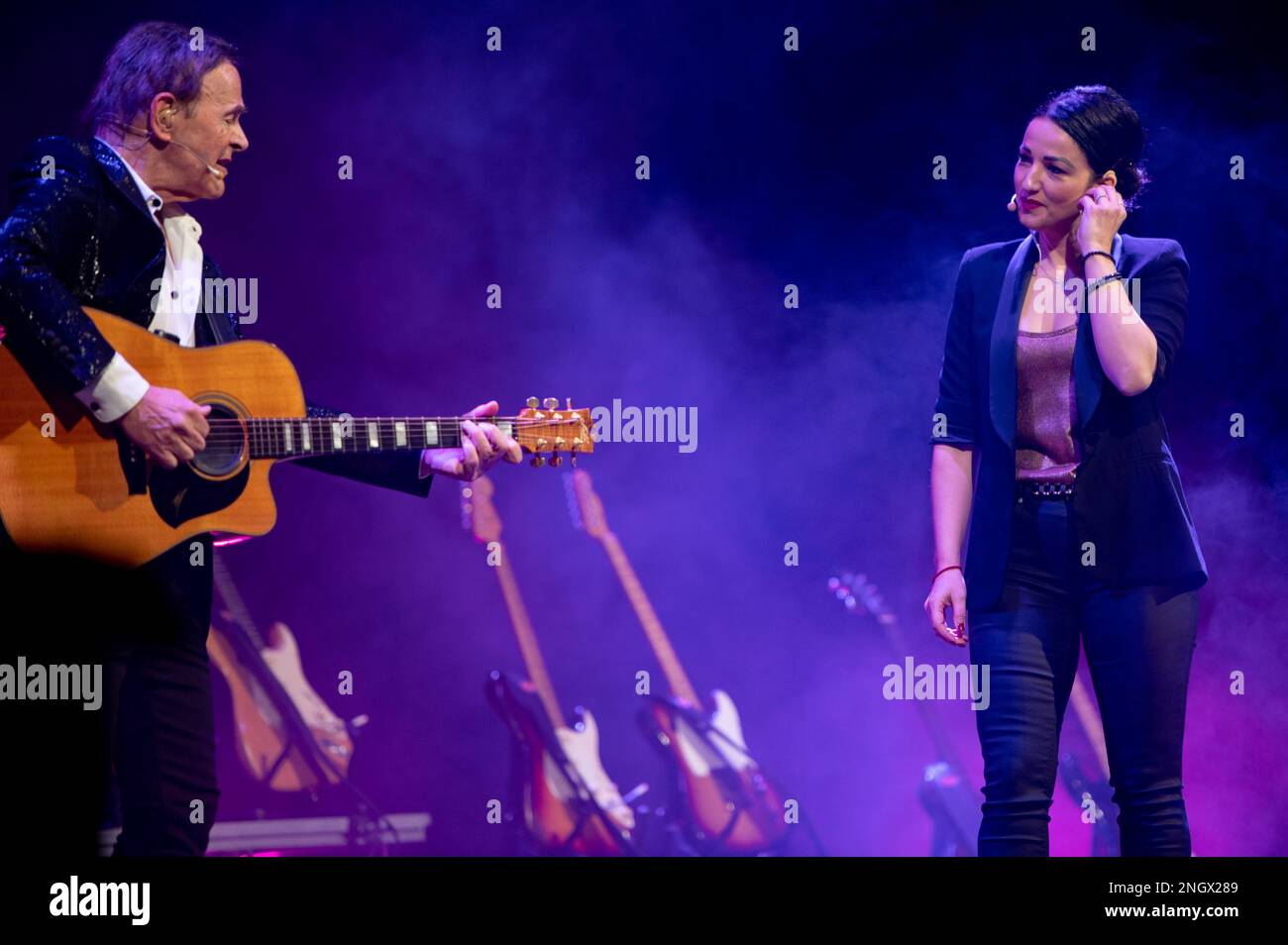 Creberg Teatro , Bergamo, Italy, February 18, 2023, Dodi Battaglia and ...