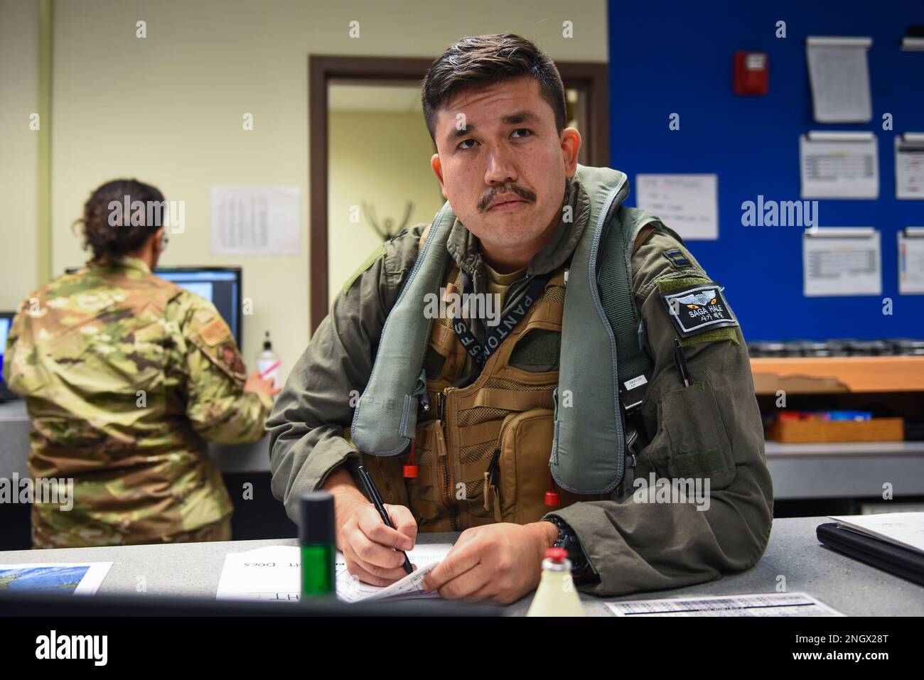 U.S. Air Force Capt. Matthew Hale, 35th Fighter Squadron pilot ...