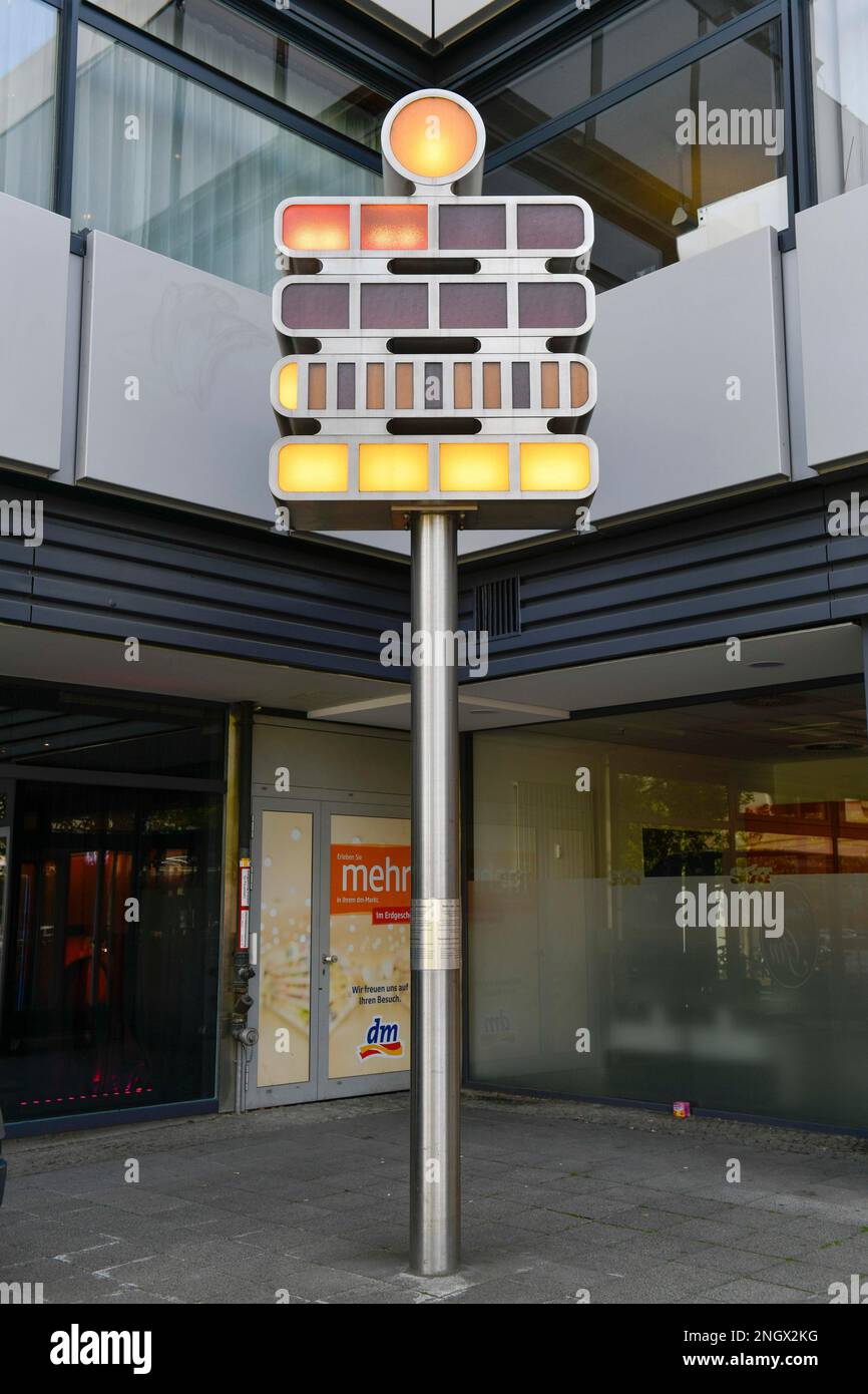 Set Theory Clock, Europa Center, Tauentzien, Charlottenburg, Berlin ...