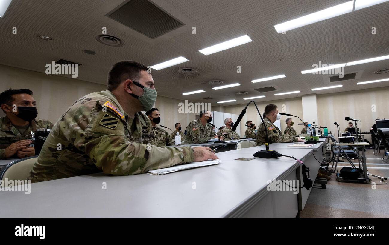Members from the U.S. Army and the U.S. Air Force attend an academics ...