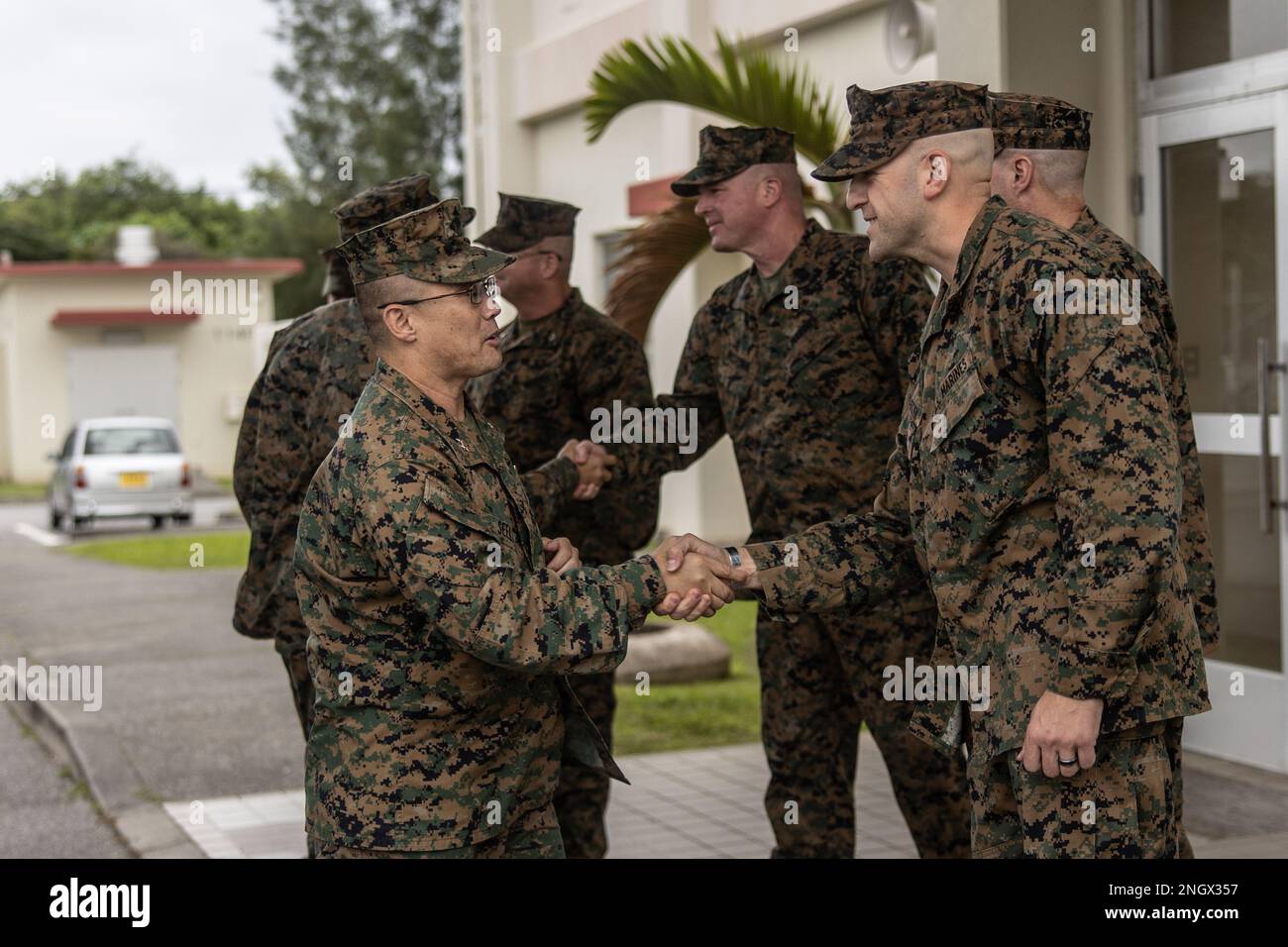 U.S. Marine Corps Maj. Richard Vaynshteyn, G-2 officer in charge with ...