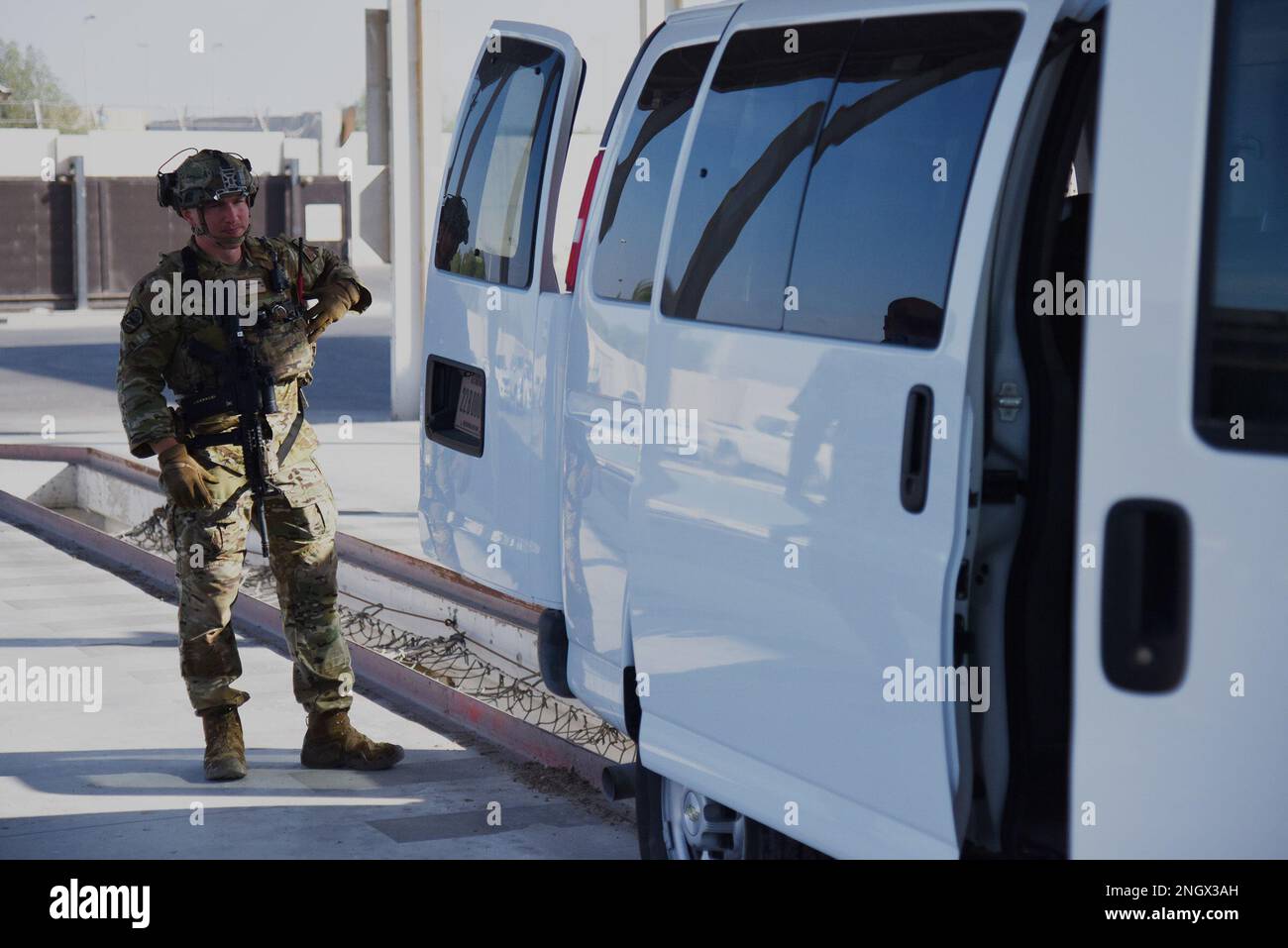 U.S. Air Force Staff Sgt. Derek Wollmershauser (left), 380th ...