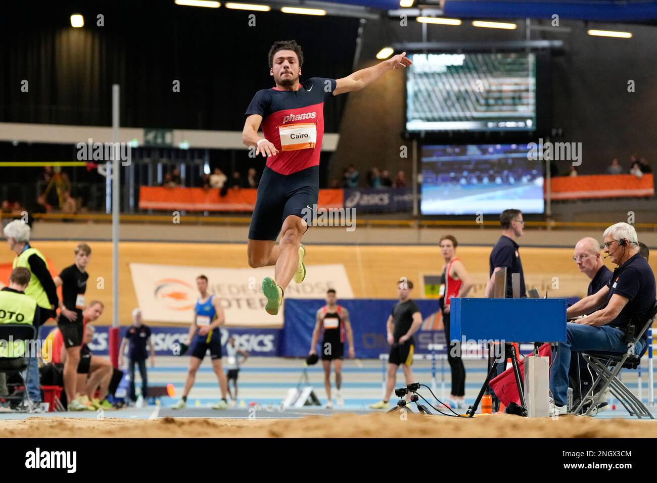 David cairo competing on the long jump men hi-res stock photography and ...