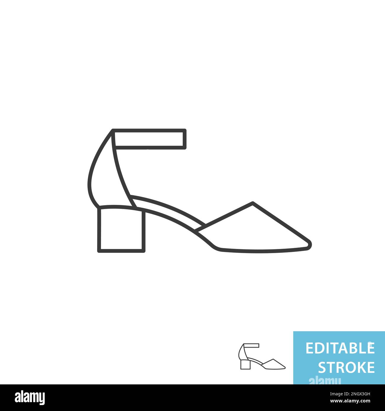 Women heeled shoe icon shape Stock Vector Image & Art - Alamy