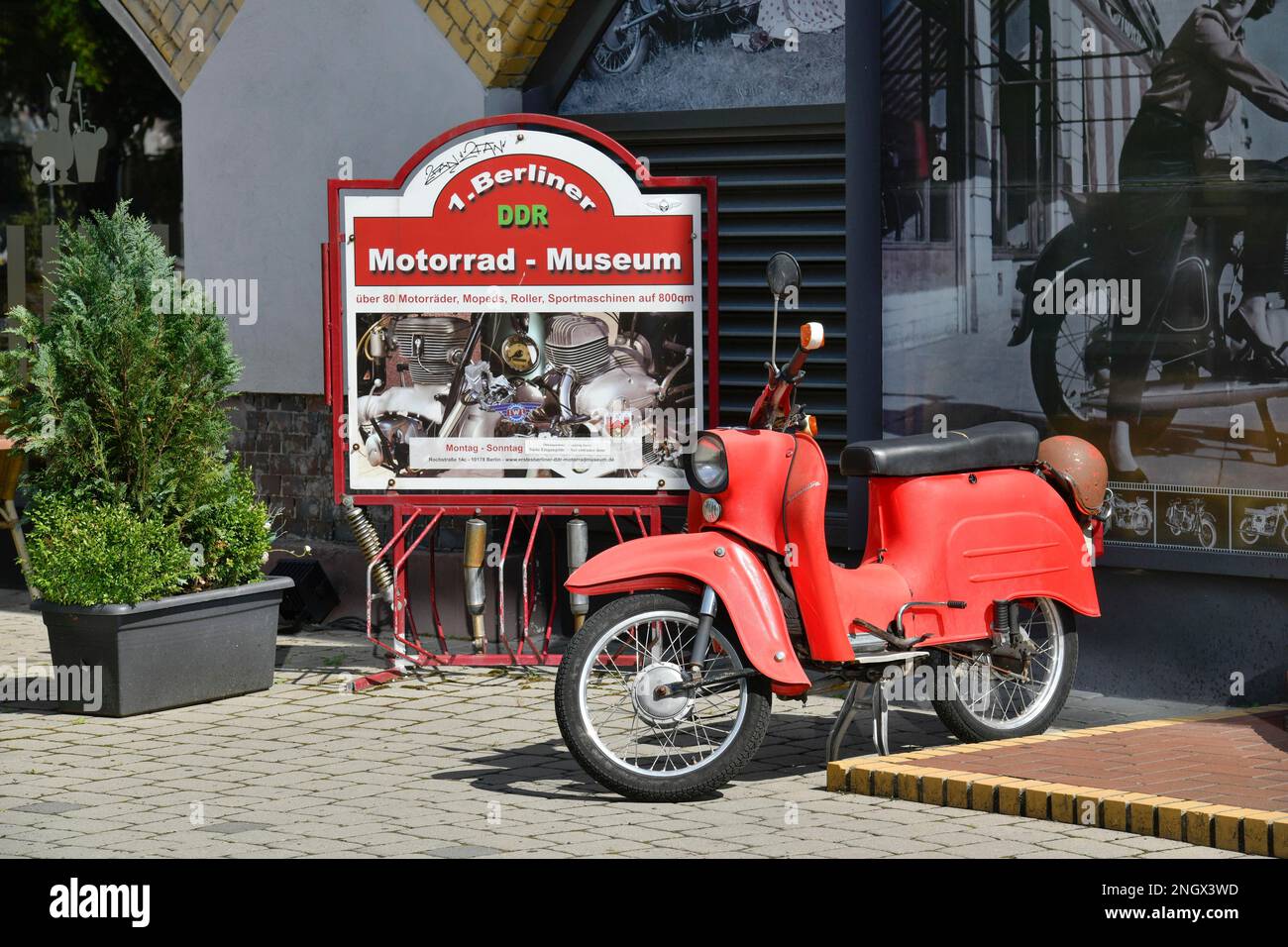Berlin GDR Motorcycle Museum, Rochstrasse, Mitte, Berlin, Germany Stock ...