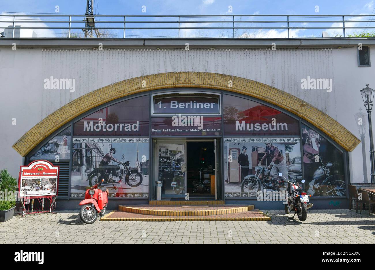 Berlin GDR Motorcycle Museum, Rochstrasse, Mitte, Berlin, Germany Stock ...