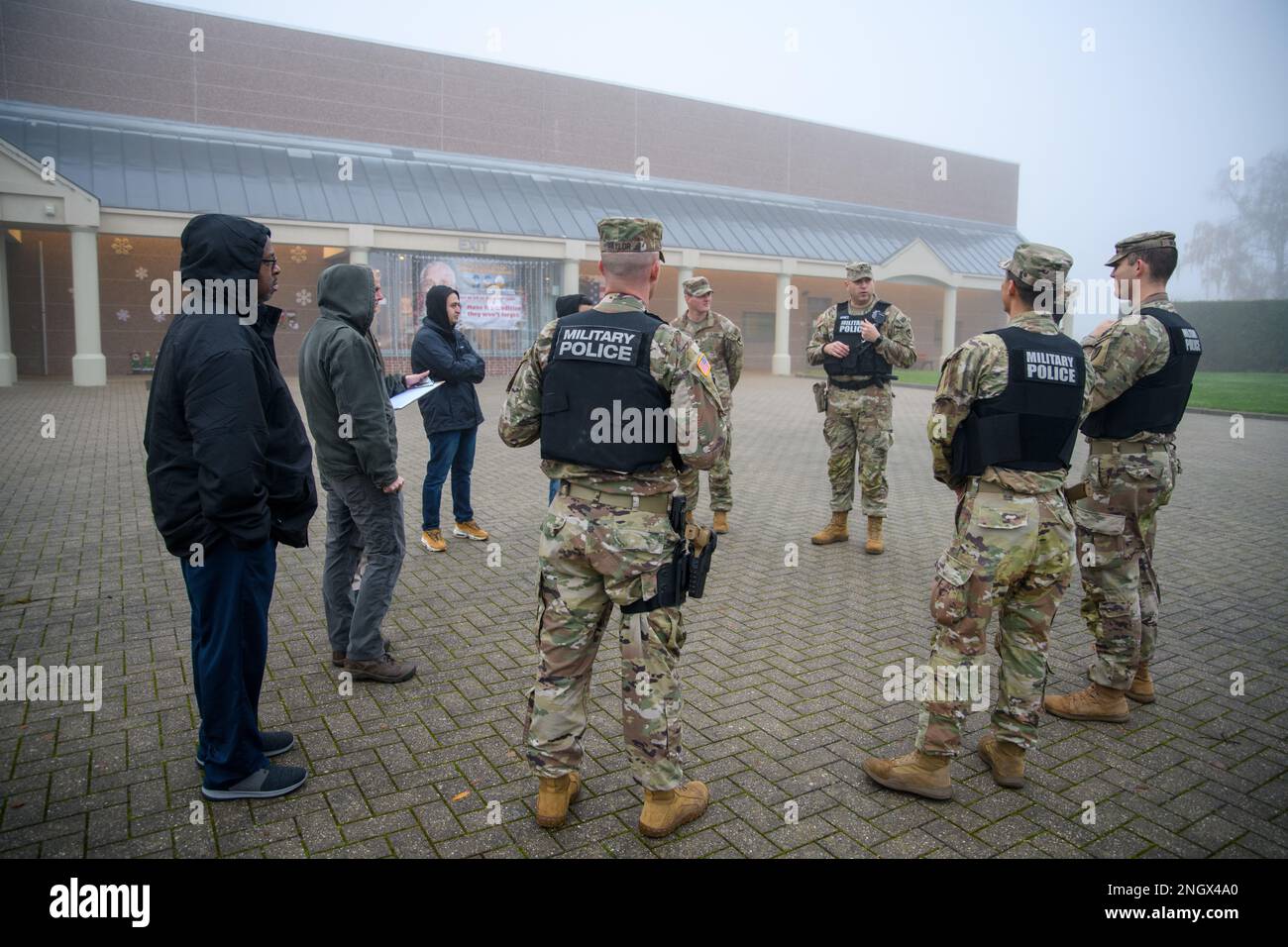 U.S. Army Master Sgt. Patrick Spires, provost noncommissioned officer ...