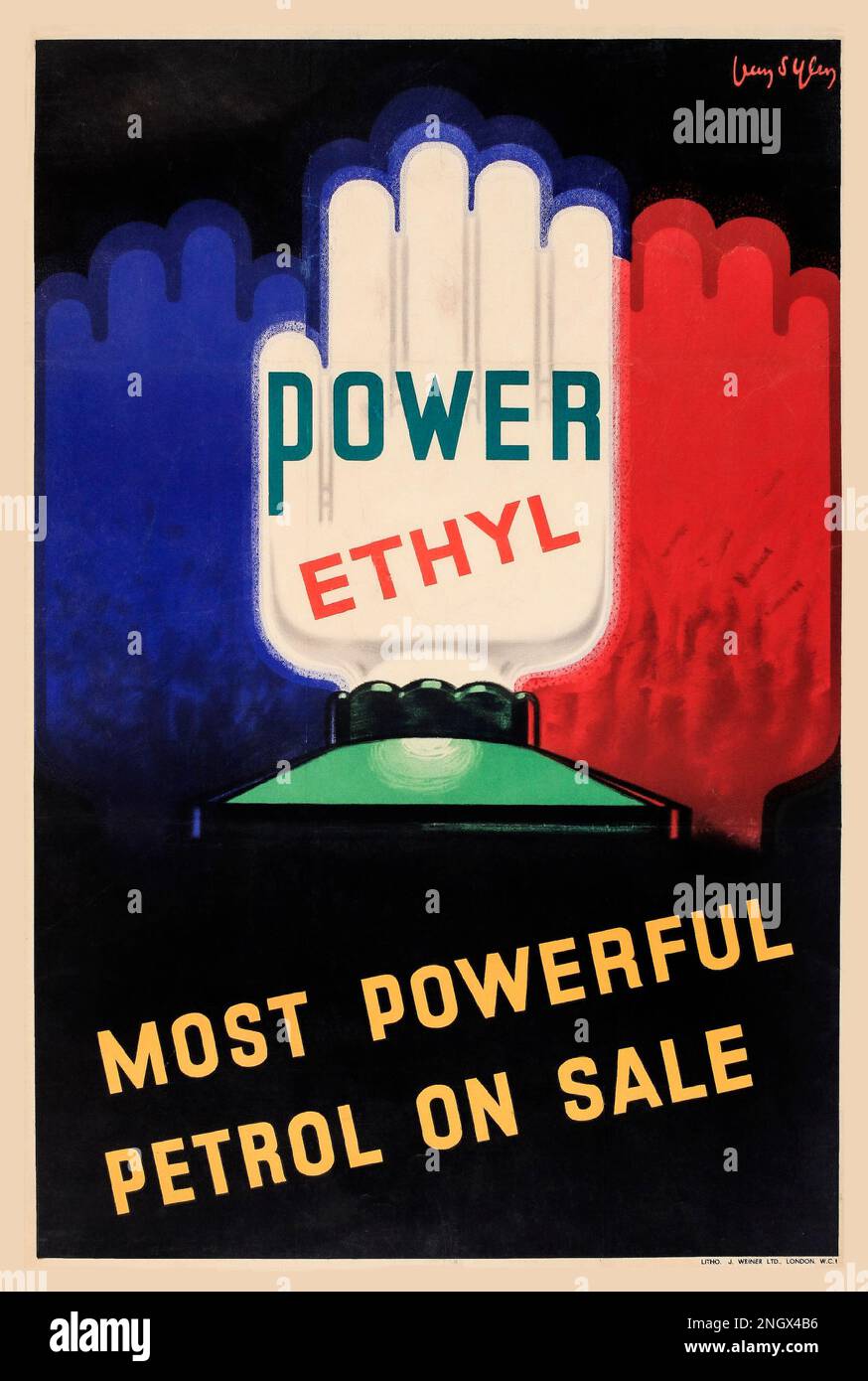 Uk british petrol poster advertisement hi-res stock photography and ...