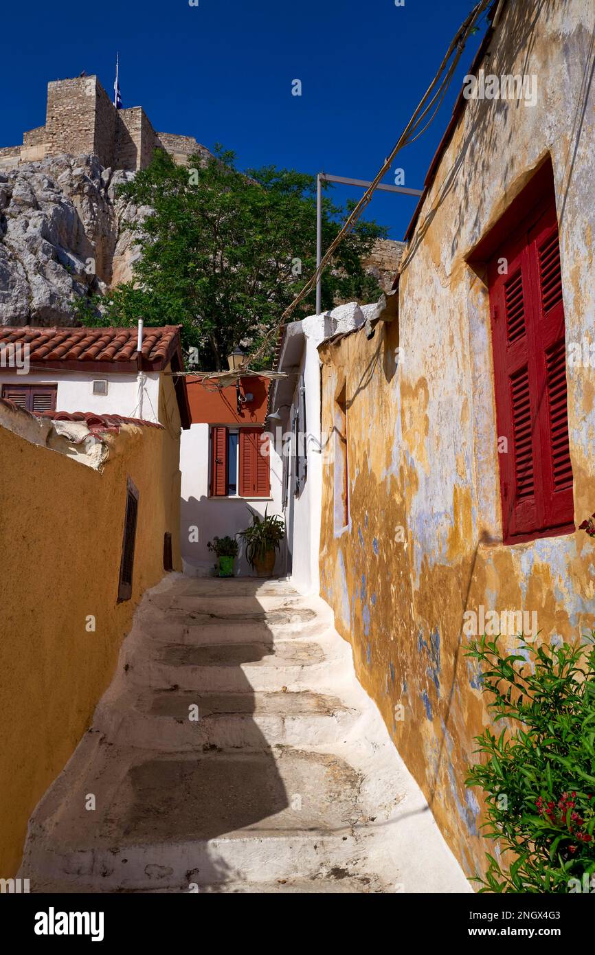 Anafiotika quarter athens hi-res stock photography and images - Alamy