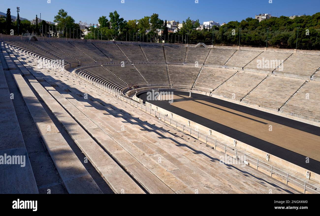 Athens Greece.The Panathenaic Stadium, site of the first modern Olympic ...