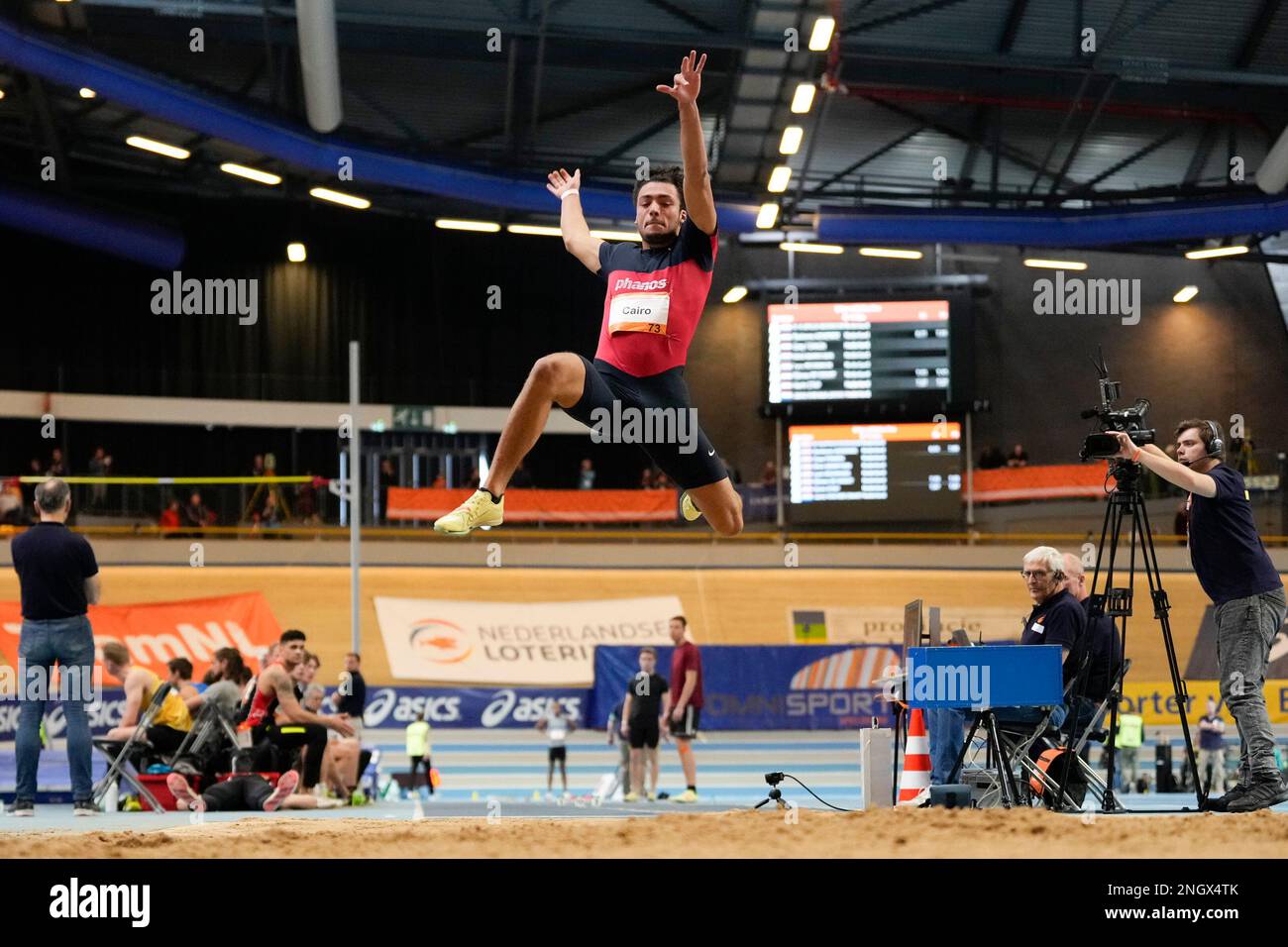 APELDOORN, NETHERLANDS - FEBRUARY 19: David Cairo competing on the Long ...
