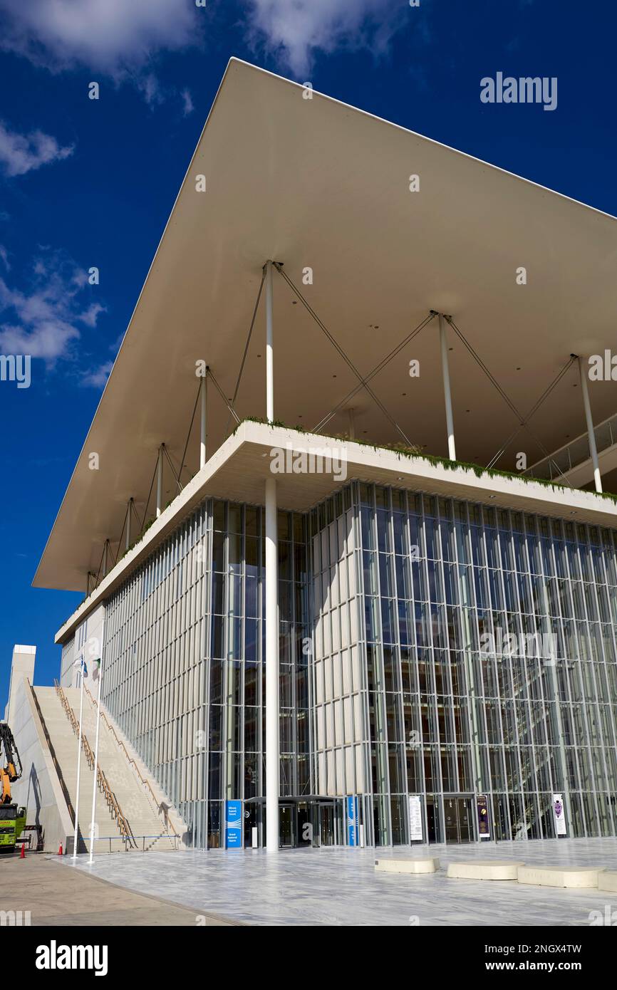 Athens Greece. The Stavros Niarchos Foundation Cultural Center and ...