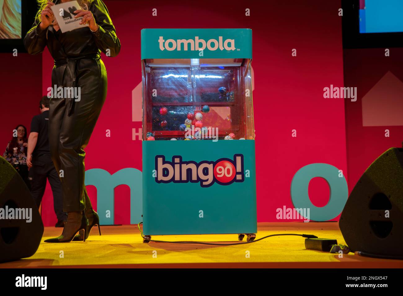 Tombola Bingo Machine At At The Huishoudbeurs Exhibition At Amsterdam ...