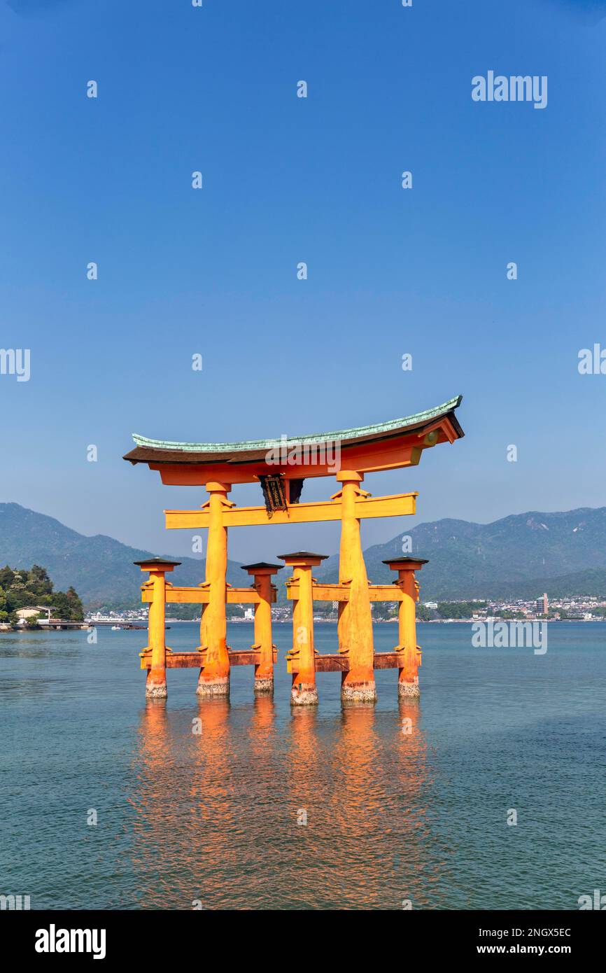 Itsukushima Miyajima Japan. Itsukushima Shrine and floating torii gate ...