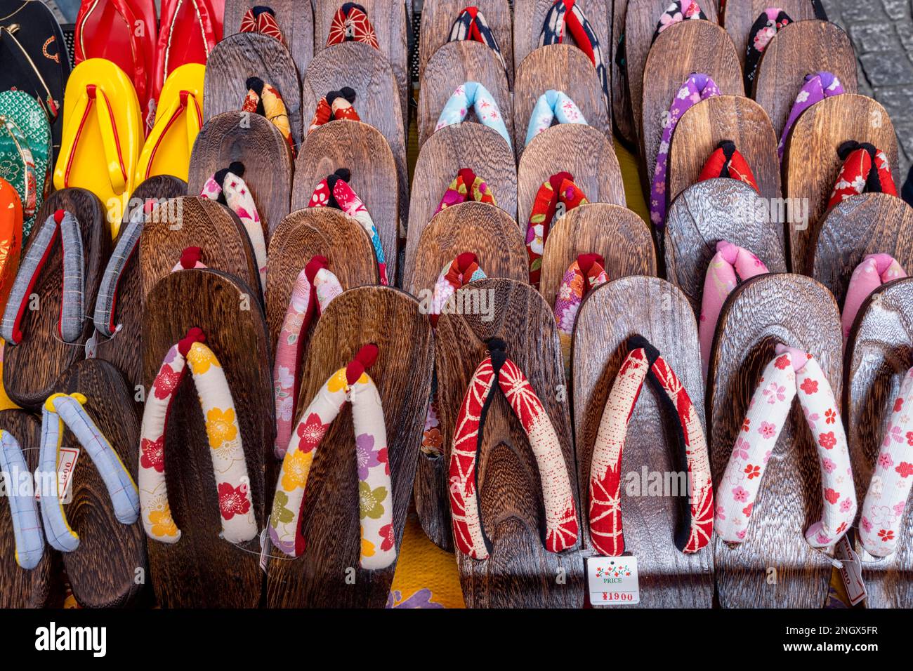 Osaka Japan. Traditional slippers Stock Photo - Alamy