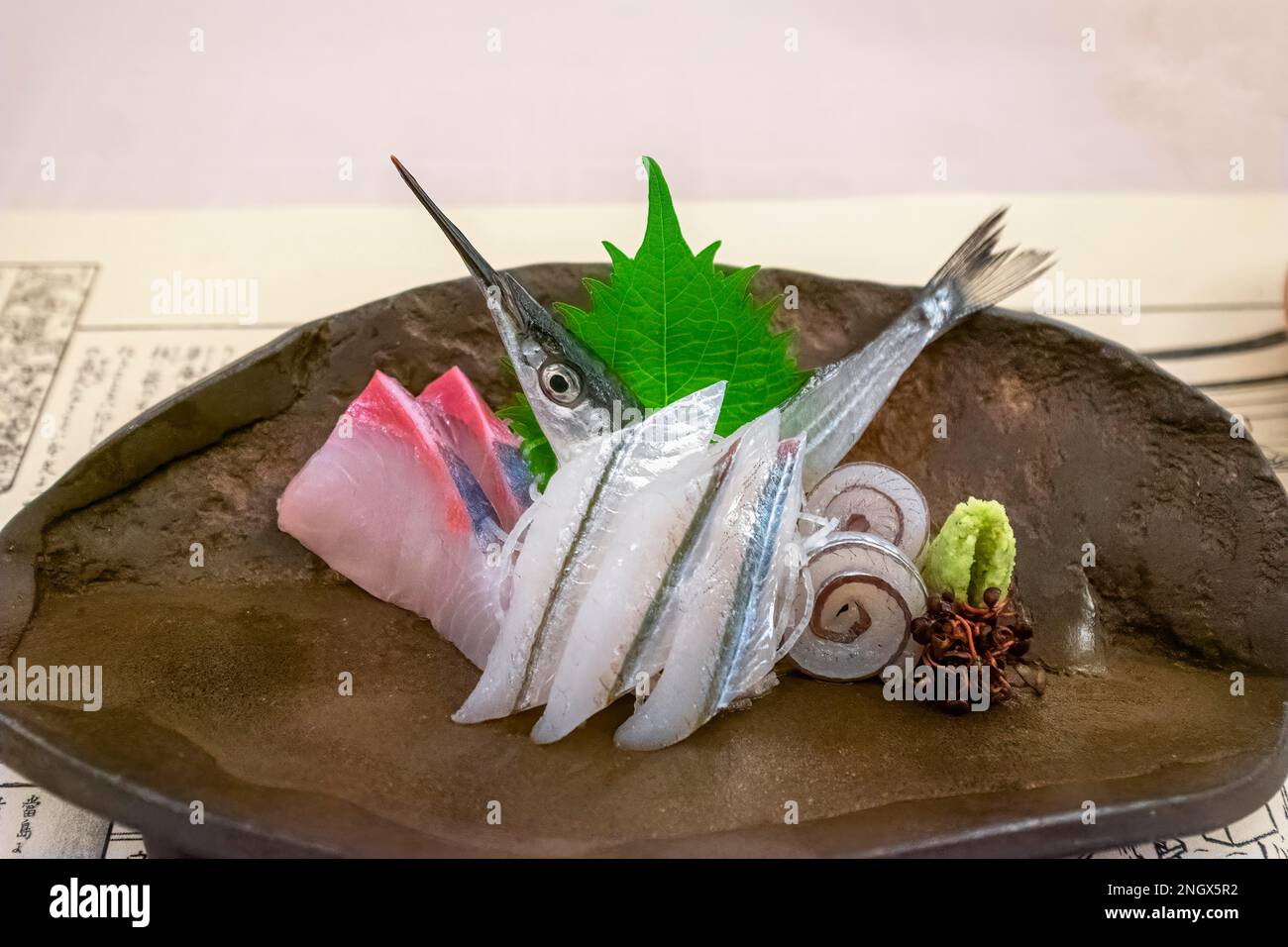 Itsukushima Miyajima Japan. Traditional food Stock Photo - Alamy