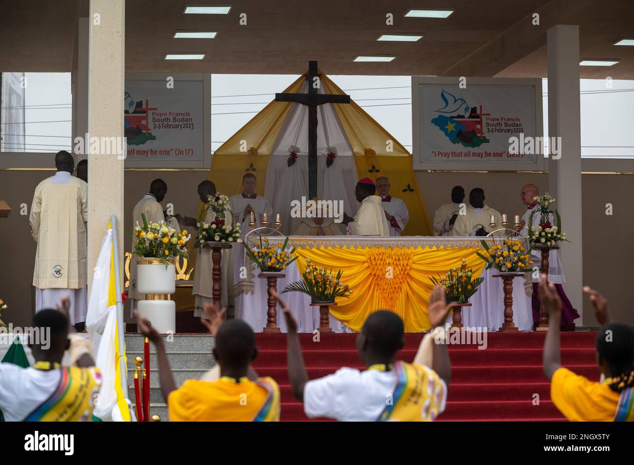 Sunday February 5th 2023: Juba South Sudan. Pilgrimage of Peace ...