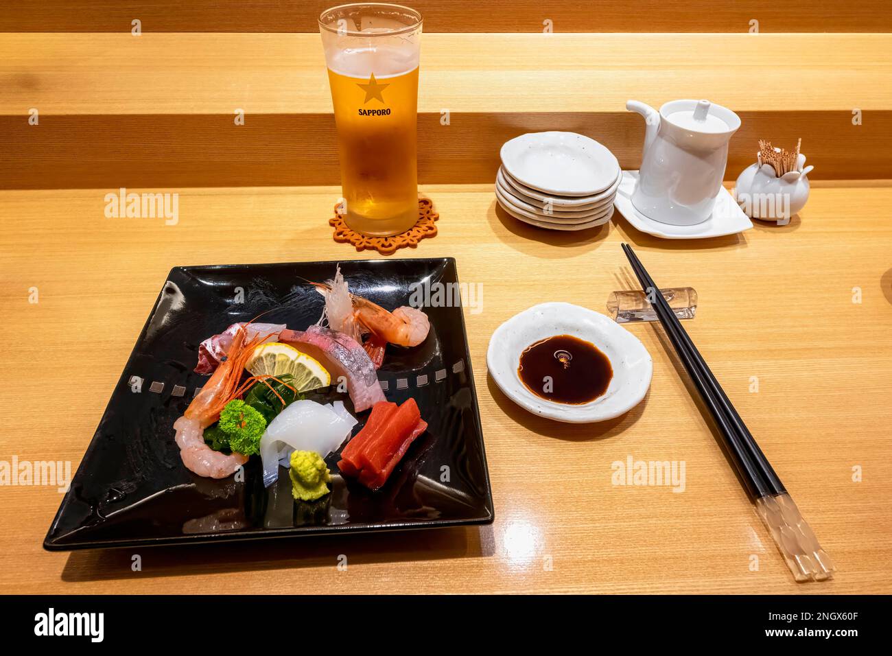 Traditional sashimi hi-res stock photography and images - Alamy