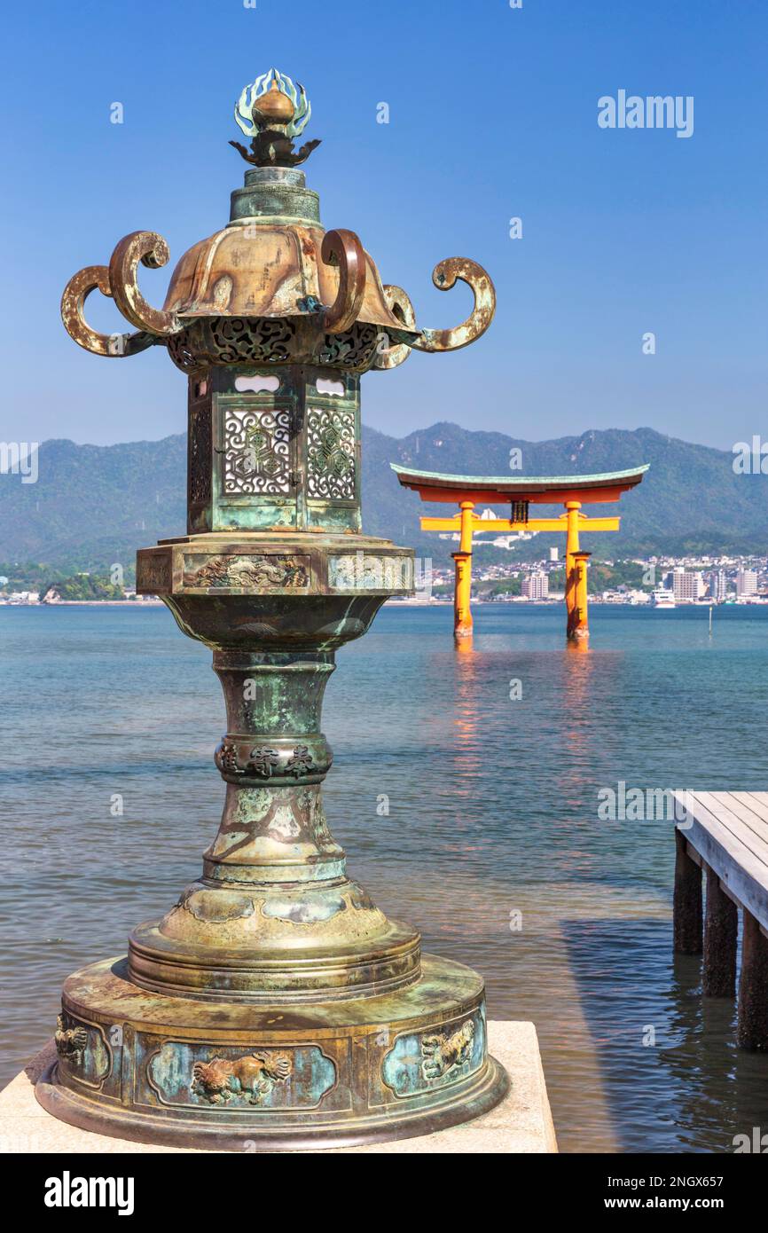 Itsukushima Miyajima Japan. Itsukushima Shrine and floating torii gate ...