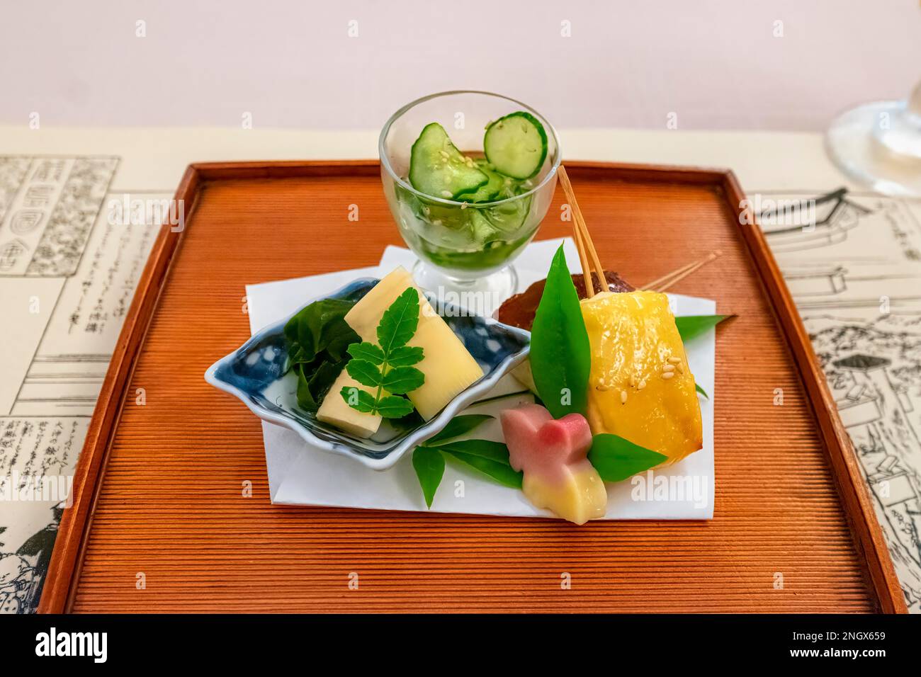 Itsukushima Miyajima Japan. Traditional food Stock Photo - Alamy