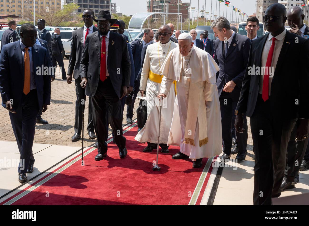 Sunday February 5th 2023: Juba South Sudan. Pilgrimage of Peace ...