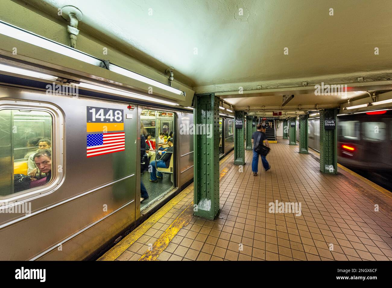New York. Manhattan. The subway Stock Photo - Alamy