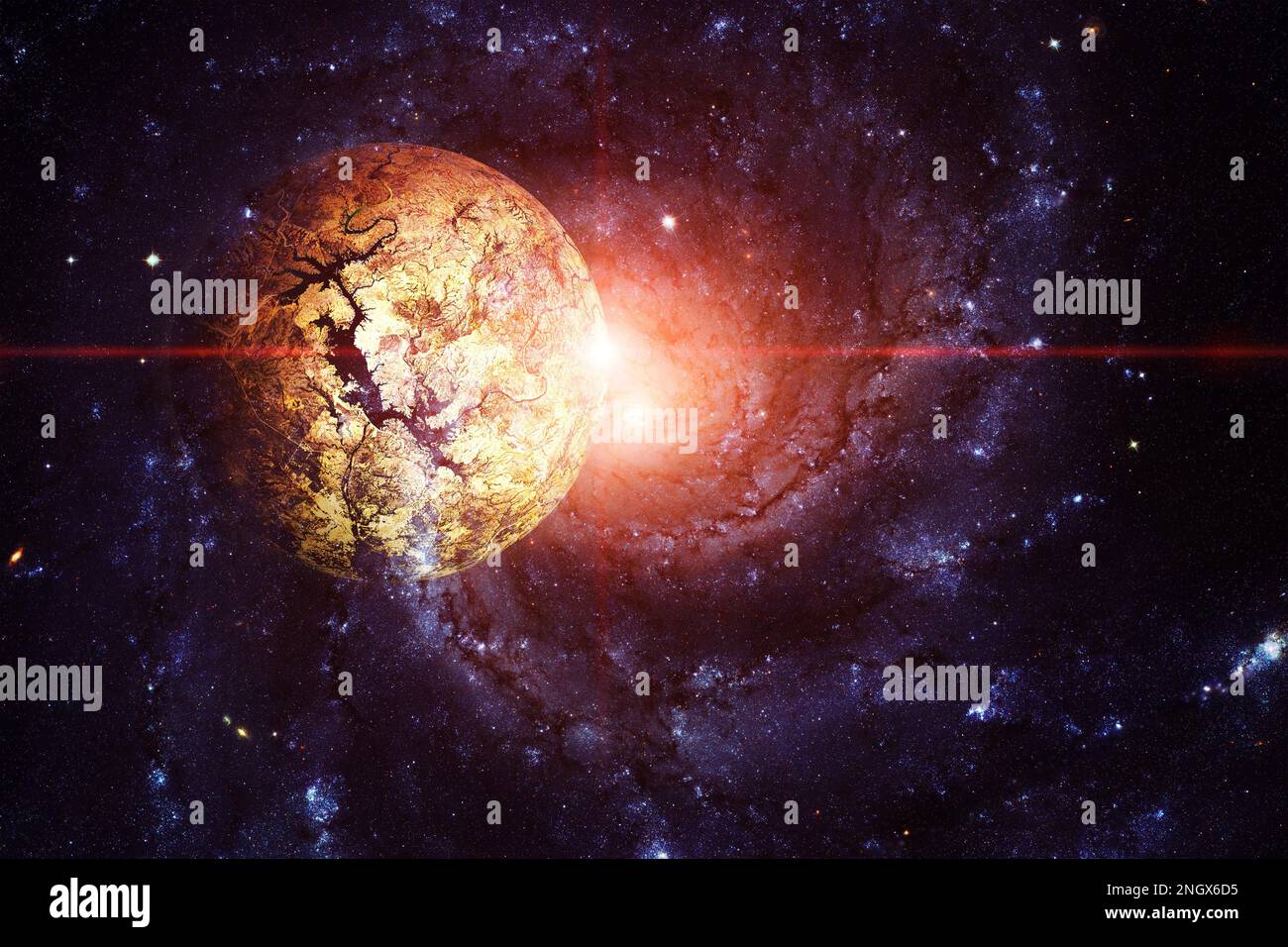 Outer space. Science fiction cosmos. Elements of this image furnished ...