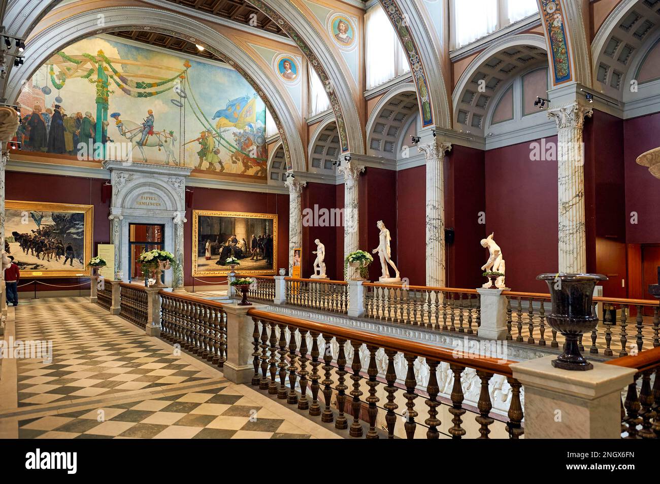 The interiors of the Stockholm Nationalmuseum. Sweden Stock Photo - Alamy