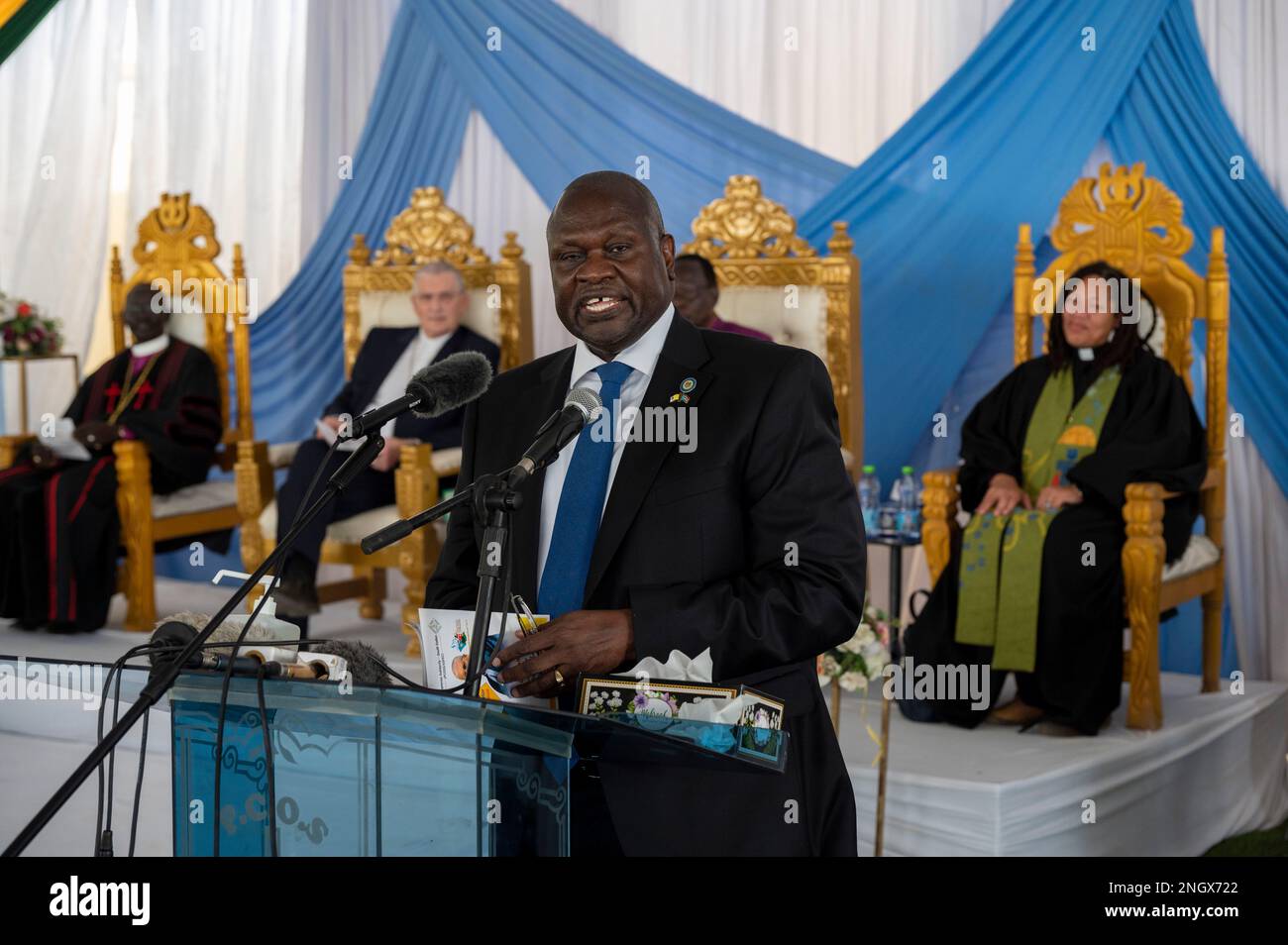 Friday February 3rd 2023: Juba South Sudan. First Vice President of ...