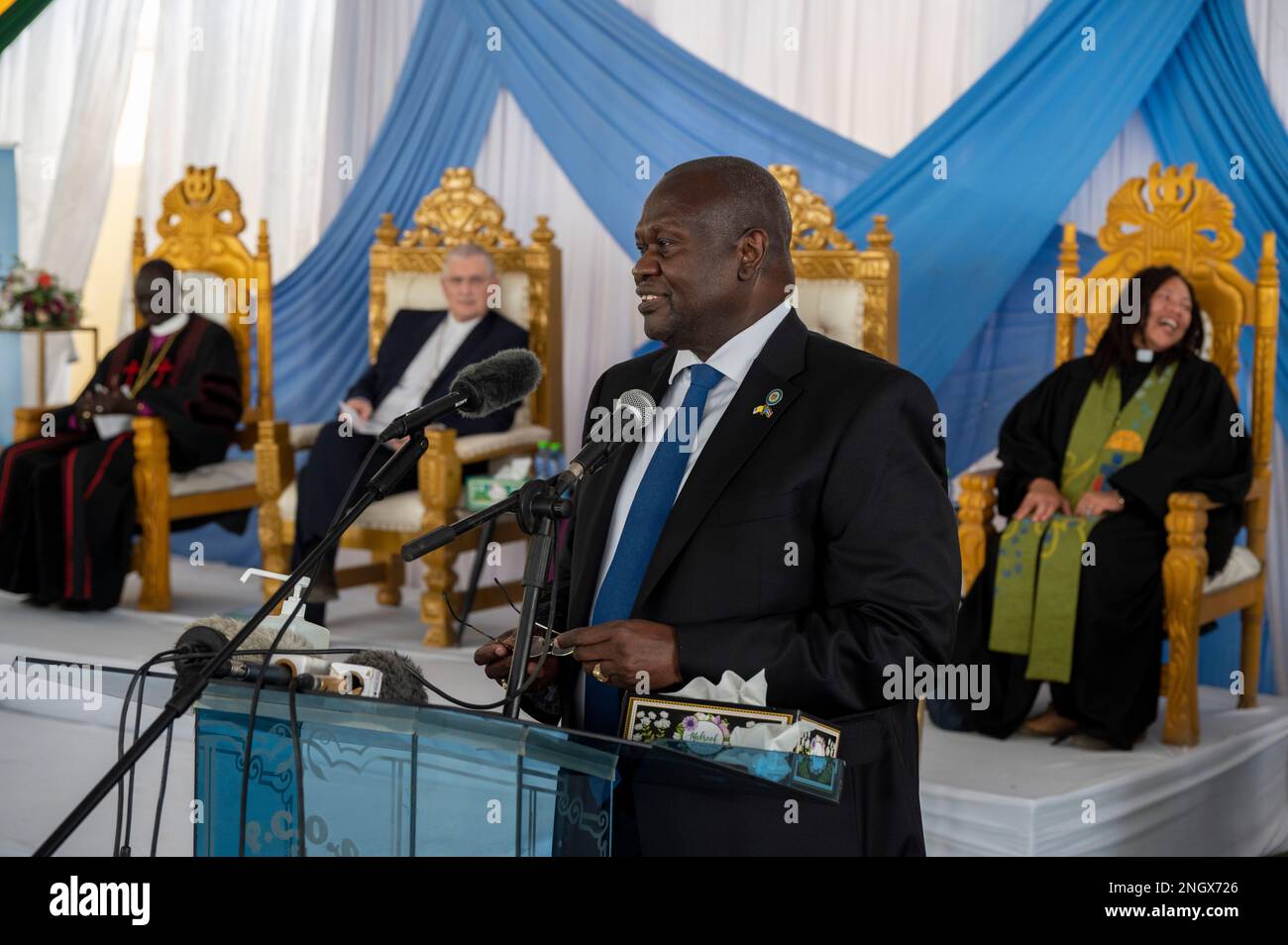 Friday February 3rd 2023: Juba South Sudan. First Vice President of ...