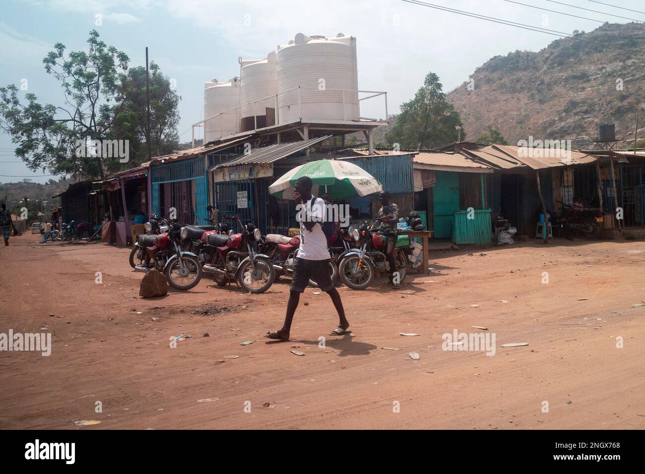 Friday February 3rd 2023: Juba South Sudan. Street scene in Juba ...